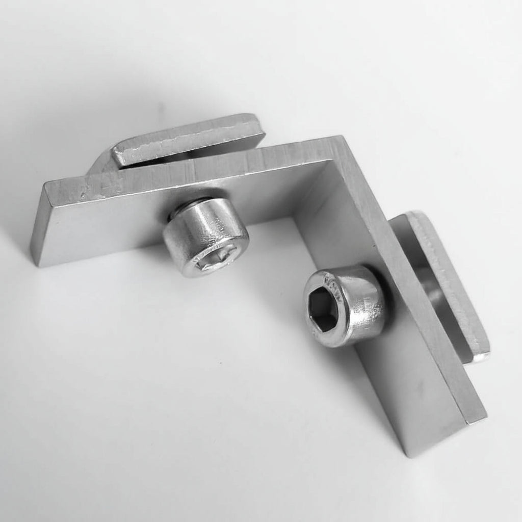 Corner connector with slot nut for aluminum profile 100 mm – Primex